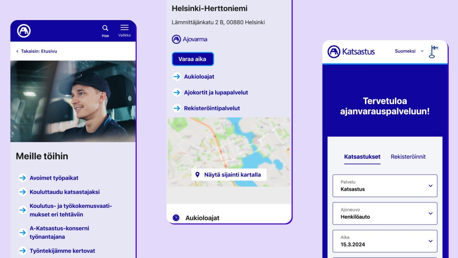 A-Katsastus | Verkkopalveluiden yhtenäistäminen | Hion